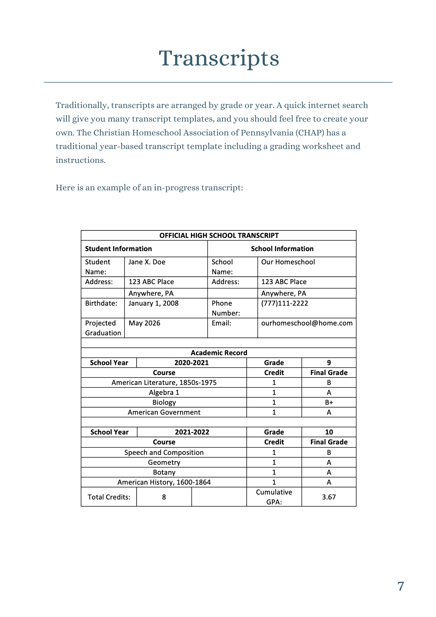Pennsylvania Home Schooling Guide – K.N.T.Runyon